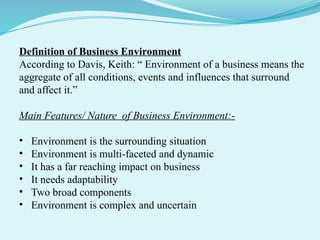 Module 2 Business Environment ppt for beginners | PPTX