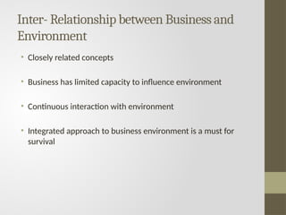 Business Environment and its importance. | PPTX
