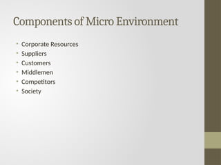 Business Environment and its importance. | PPTX