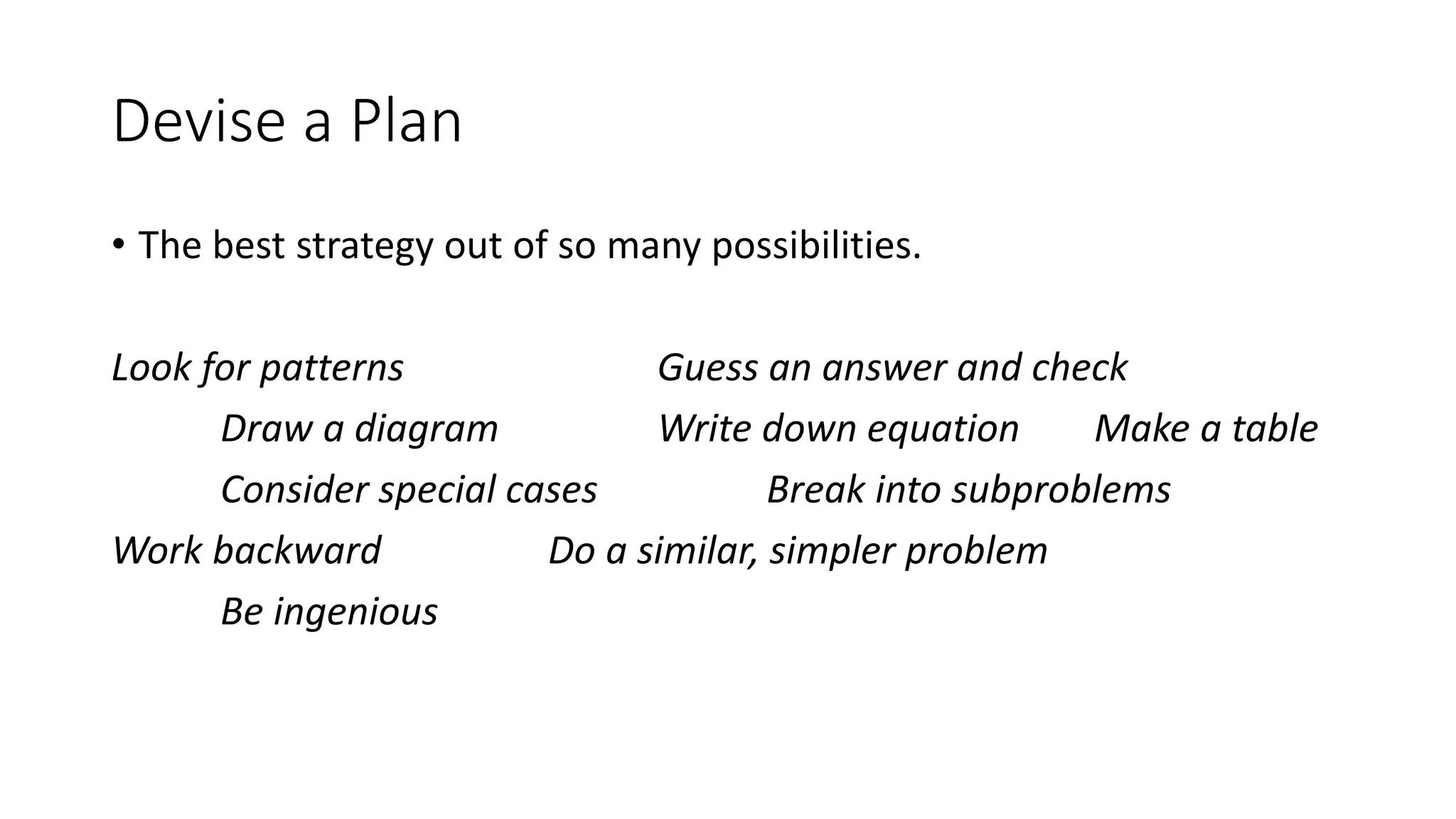 Problem Solving And Critical Thinking Pdf