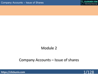 Issue of Shares | PPTX