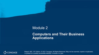 MOK Module 2 Computers and their Business Applications | PPT