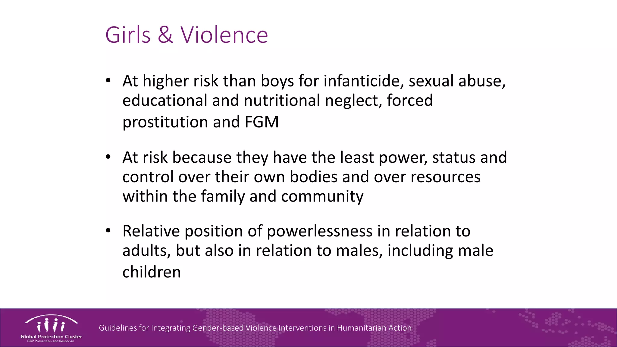 Module 2: Defining Gender-based Violence (GBV) | PPTX