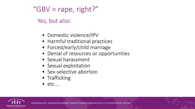 Module 2: Defining Gender-based Violence (GBV) | PPTX | Debated Sensitive Social Issues ...