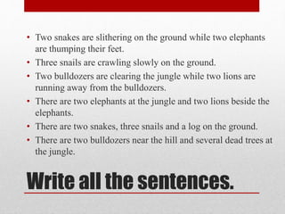 UPSR Sentence Construction Module 2: Deforestation (At the Jungle) | PPTX