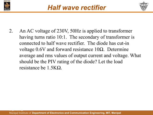 Basic electronics MODULE_2_Diode App.pptx | Consumer Electronics | Technology & Computing