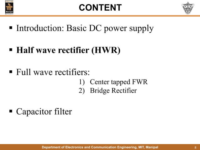 Basic electronics MODULE_2_Diode App.pptx | Consumer Electronics | Technology & Computing