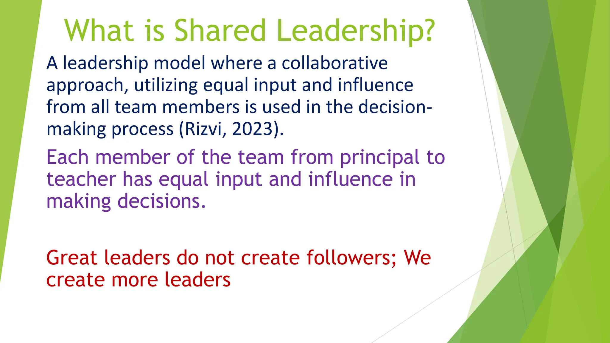 Shared Leadership | PPTX