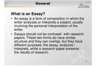 Module 2 Elements In Essay | PPT