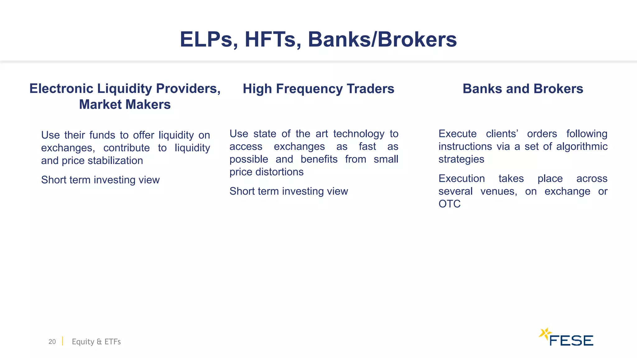 Introduction to Equity and ETF trading | PPTX