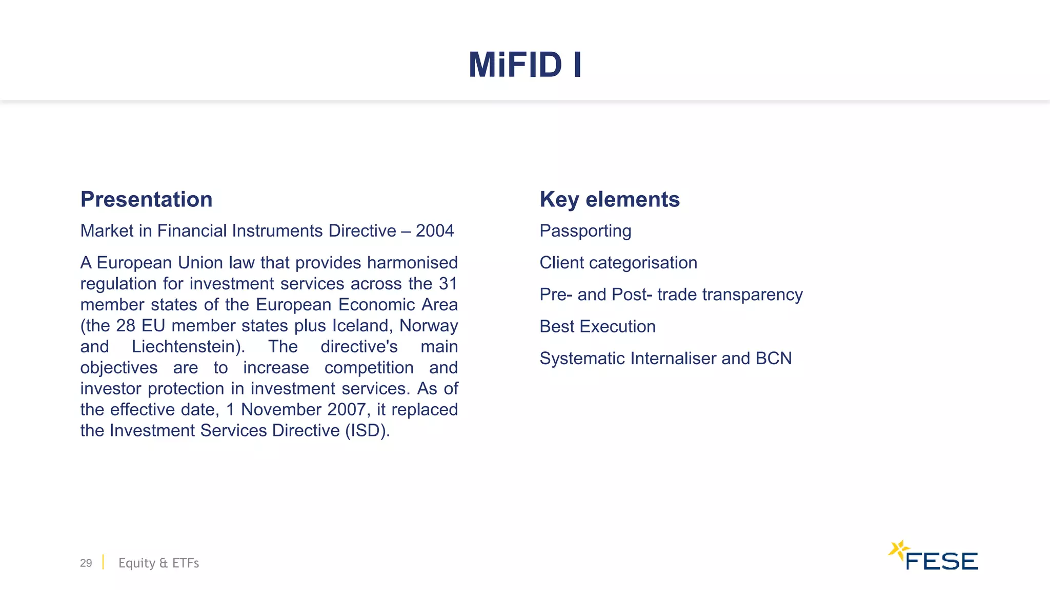 Introduction to Equity and ETF trading | PPTX