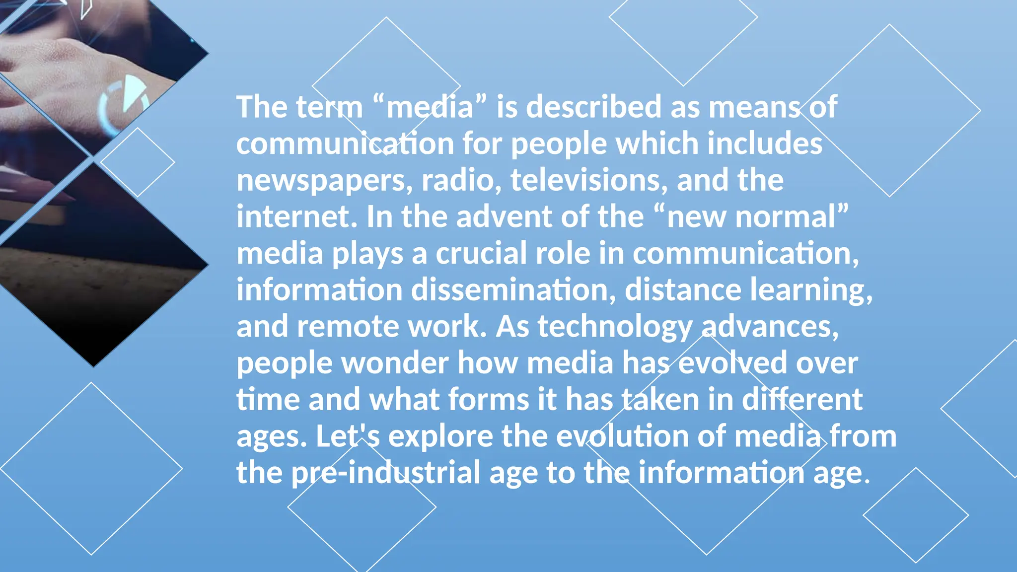 Module 2 Evolution Of Traditional Media To New Media Pptx