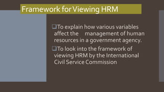 Module 2 Framework for Viewing HRM | PPT