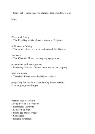 Module 2 Grief & Coping Part 1 The Dying Process .docx