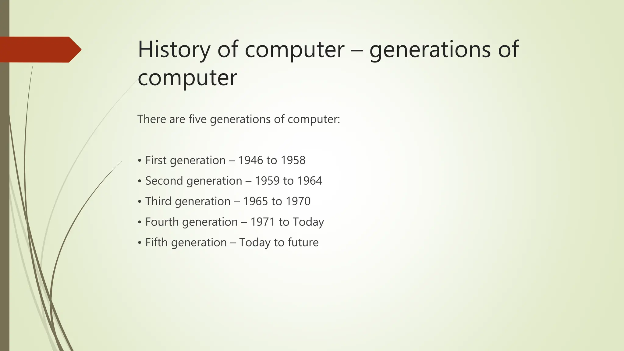 Module 2 History and evolution of computer | PPTX