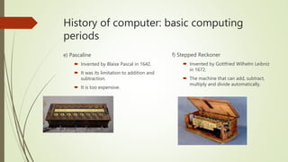Module 2 History and evolution of computer | PPTX