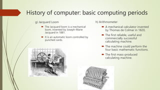 Module 2 History and evolution of computer | PPTX