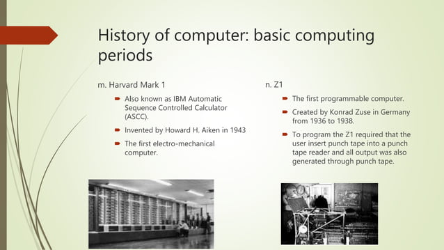 Module 2 History and evolution of computer | PPTX