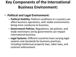 module 2 IB.pptx INTERNATIONAL BUSINESS ENVIRONMENT | PPTX