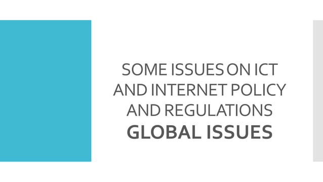 Module 2 ICT Policies.pptx | Internet | Computing