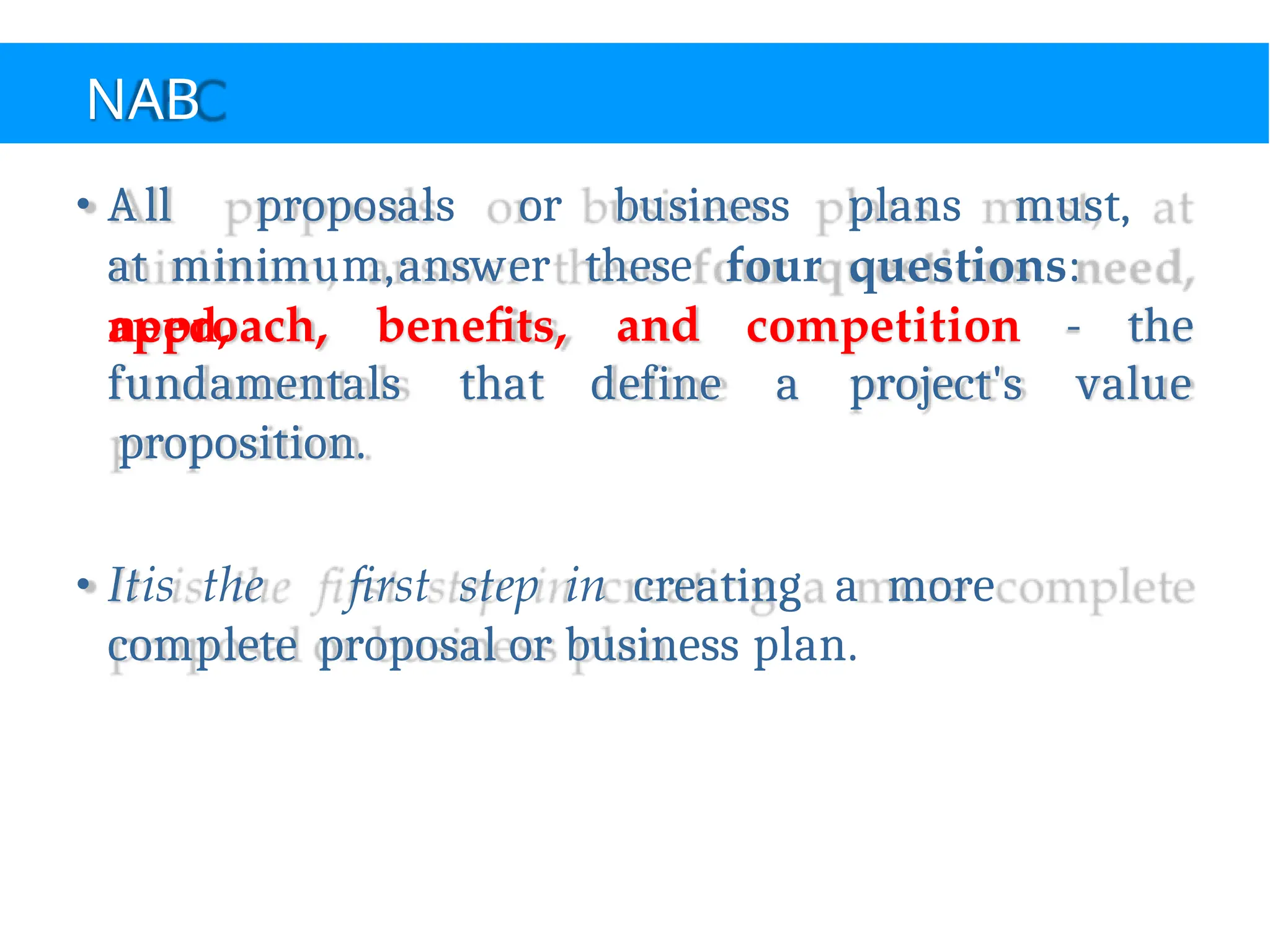 MODULE 2 IDEATION TECHNIQUE NABC........ | PPT