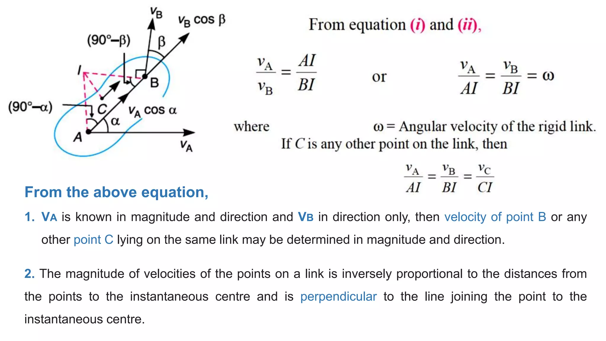 Module 2 instantenous center method | PPTX