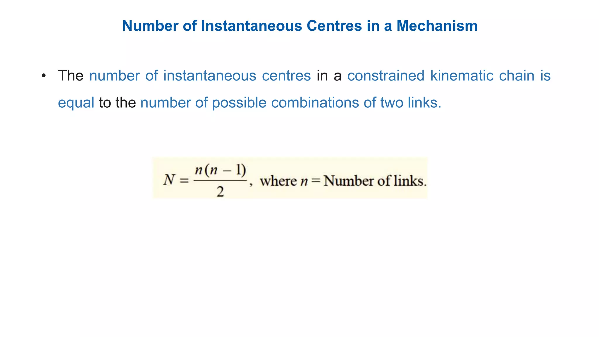 Module 2 instantenous center method | PPTX