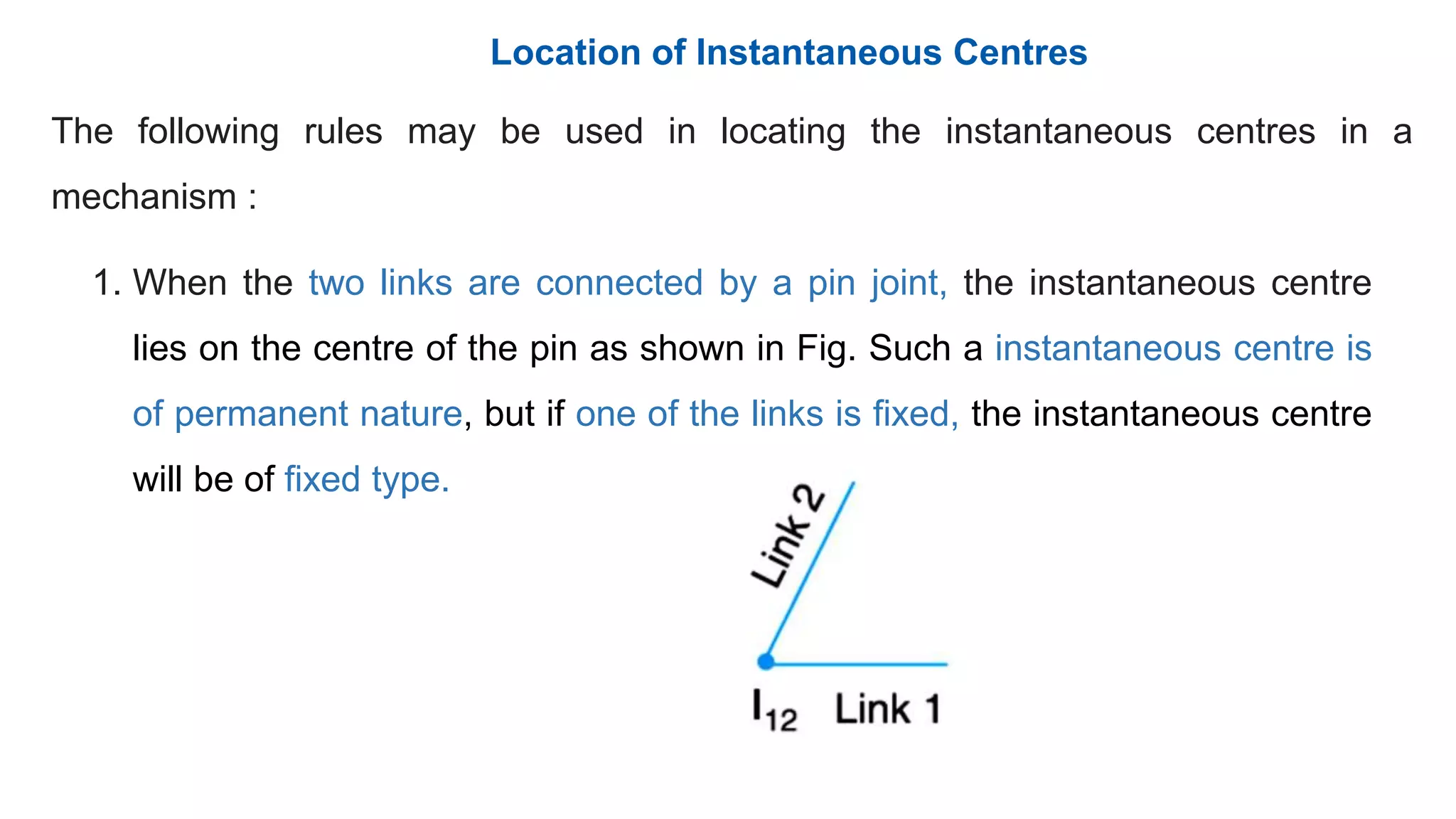 Module 2 instantenous center method | PPTX