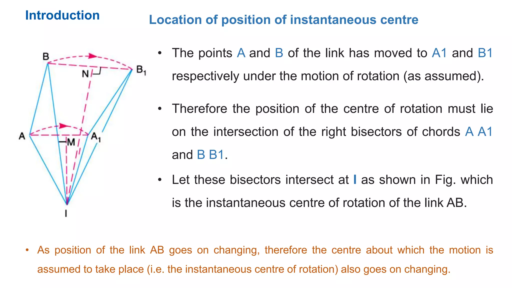 Module 2 instantenous center method | PPTX