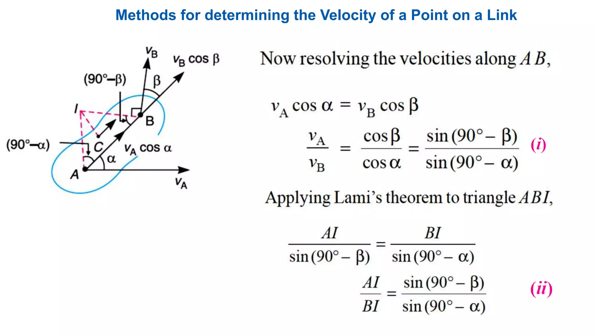 Module 2 instantenous center method | PPTX