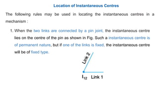 Module 2 instantenous center method | PPTX
