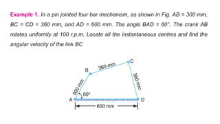 Module 2 instantenous center method | PPTX