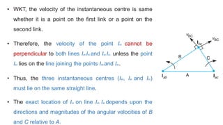 Module 2 instantenous center method | PPT