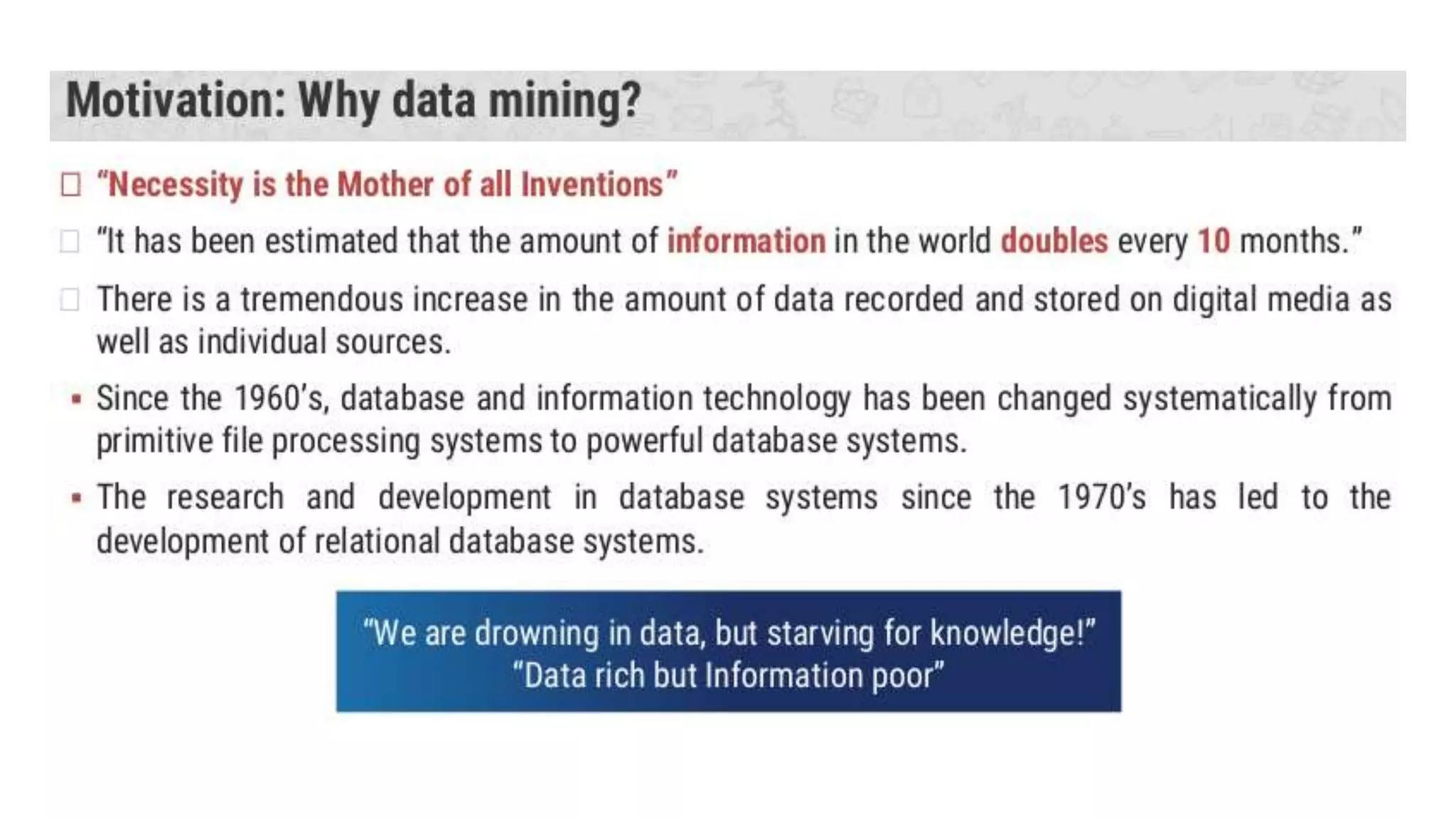 Module 2 Introduction To Data Mining Data Exploration And Data Pre Processingpptx Databases