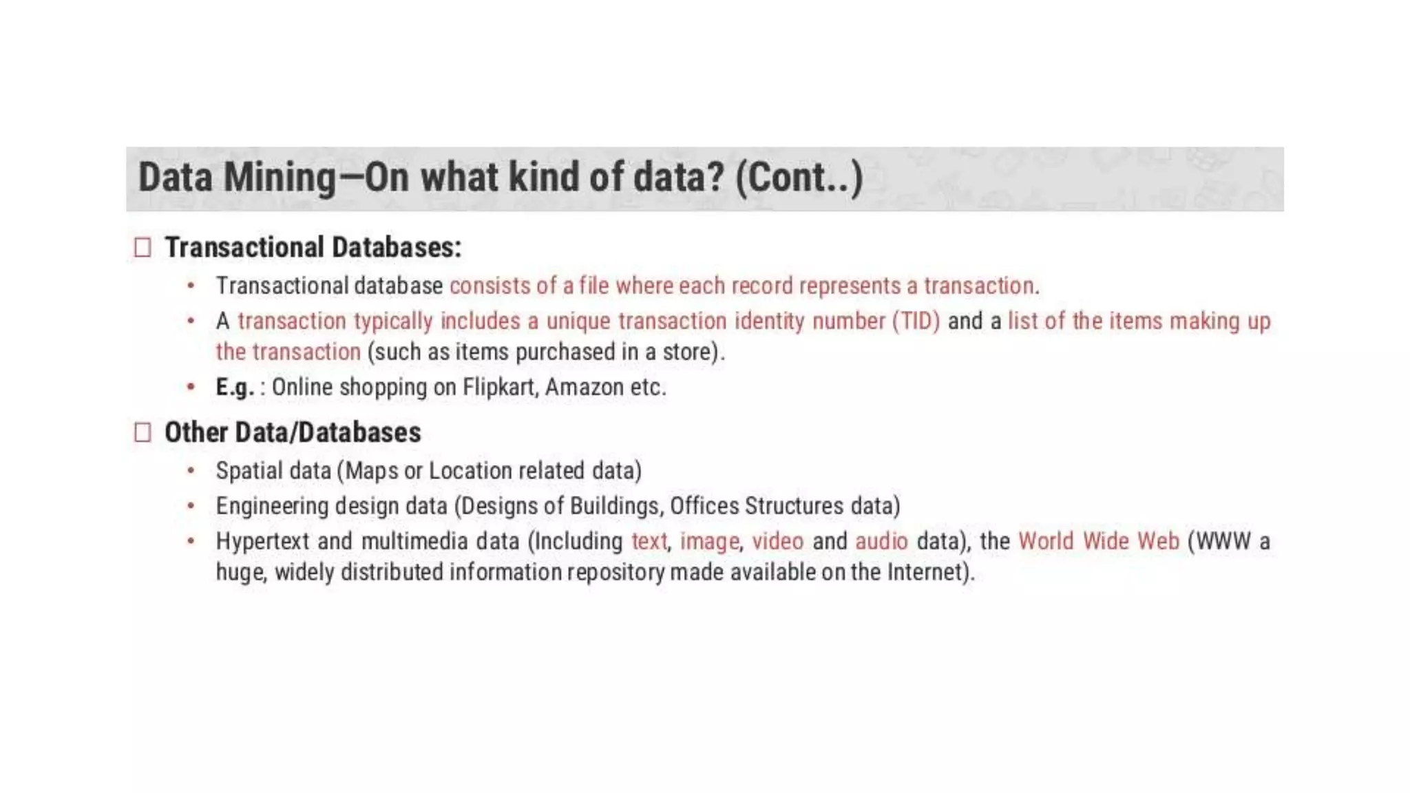 Module 2 Introduction To Data Mining Data Exploration And Data Pre Processingpptx Databases