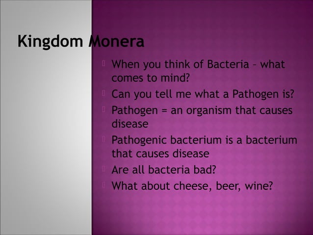 Module 2 kingdom monera | PPT | Biological Sciences | Science