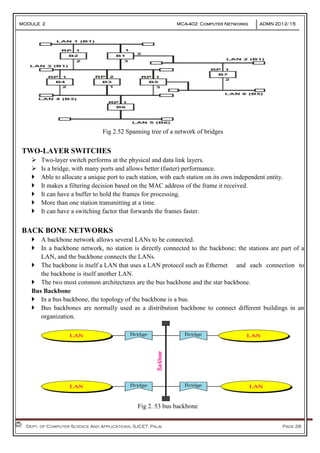 Module 2 lan,data link layer | PDF