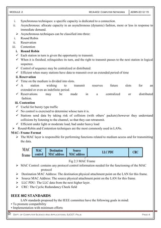 Module 2 Lan Data Link Layer Pdf