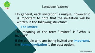 Module 2 learning activity 2 Invitation Letter | PPTX