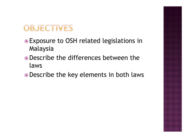 Module 2 Legislation of OSH in Malaysia | PDF | Home Appliances | Home ...