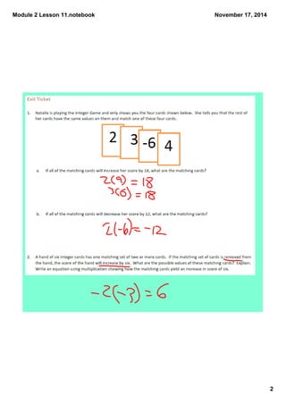Module 2 lesson 11 | PDF | Physics | Science