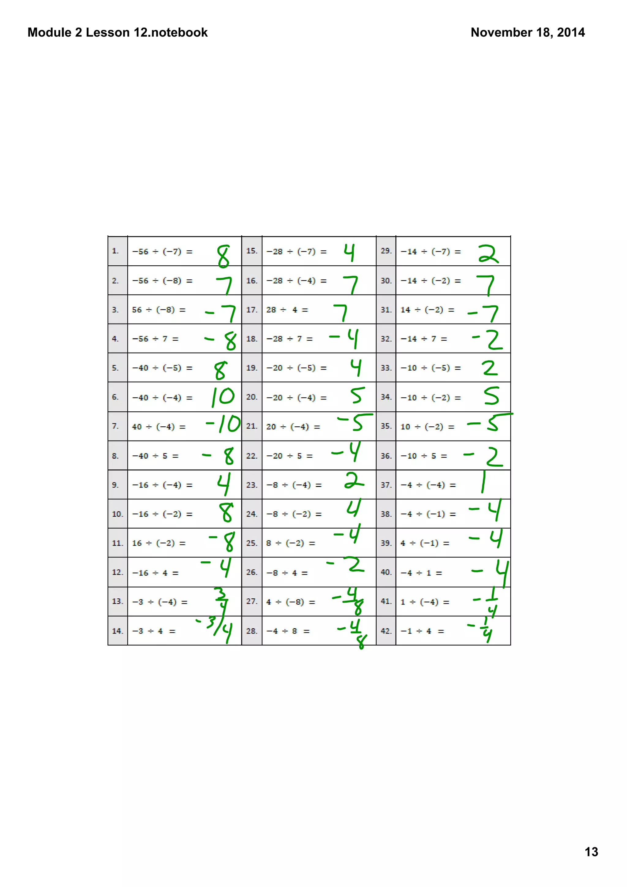 Module 2 lesson 12 | PDF