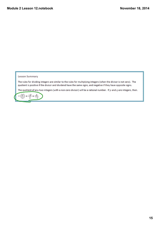 Module 2 lesson 12 | PDF