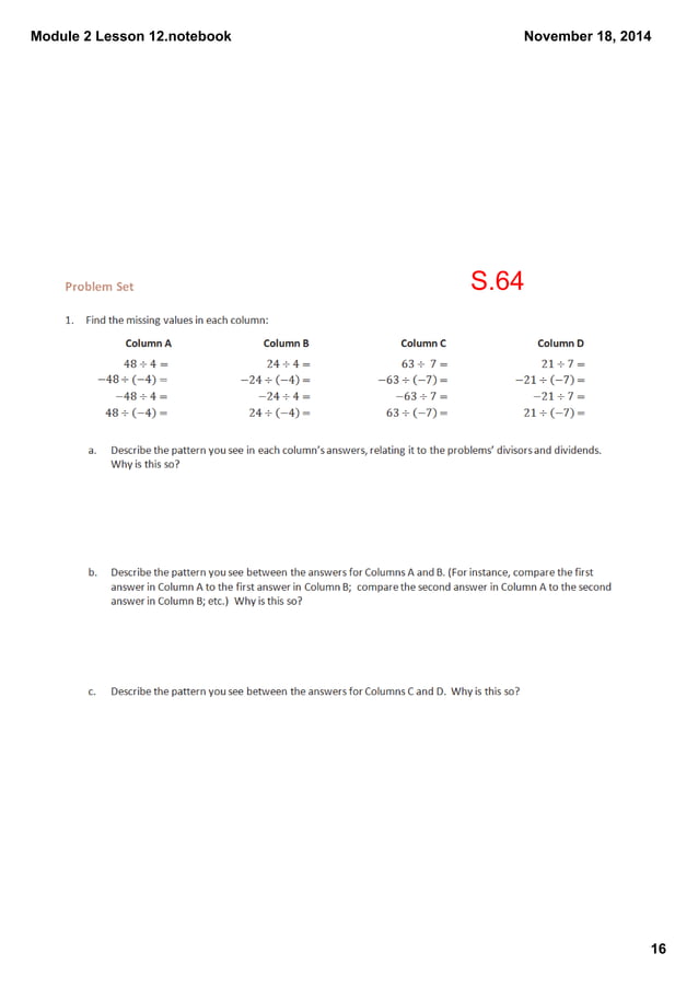 Module 2 lesson 12 | PDF