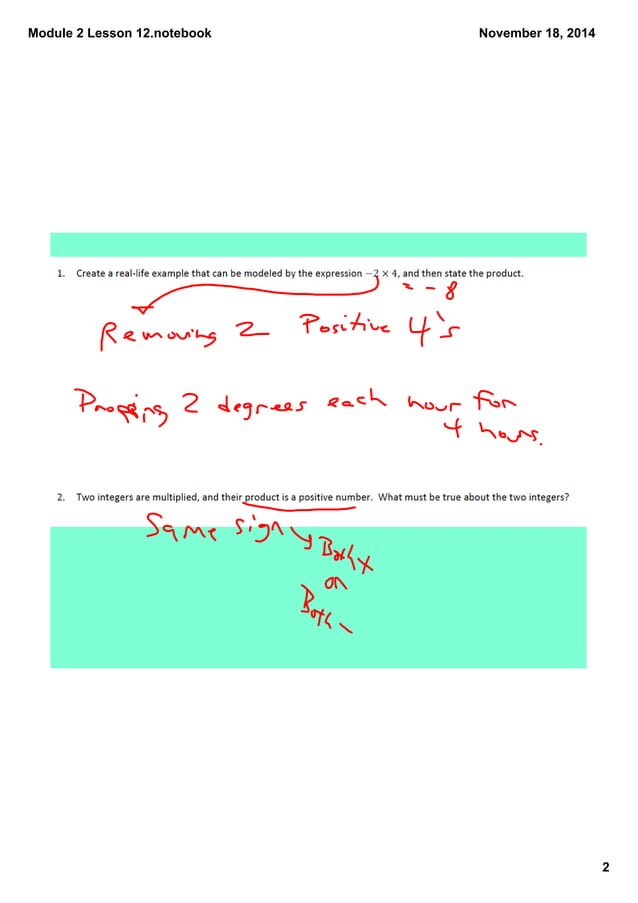 Module 2 lesson 12 | PDF