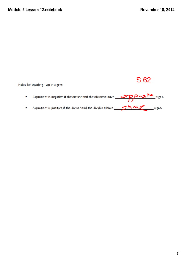 Module 2 lesson 12 | PDF