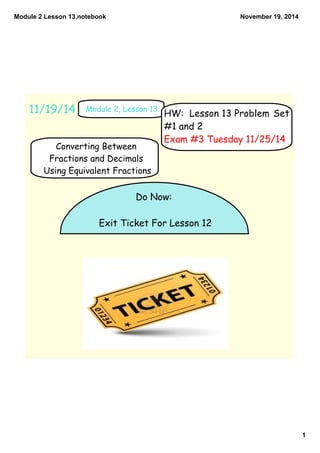 Module 2 lesson 13 | PDF