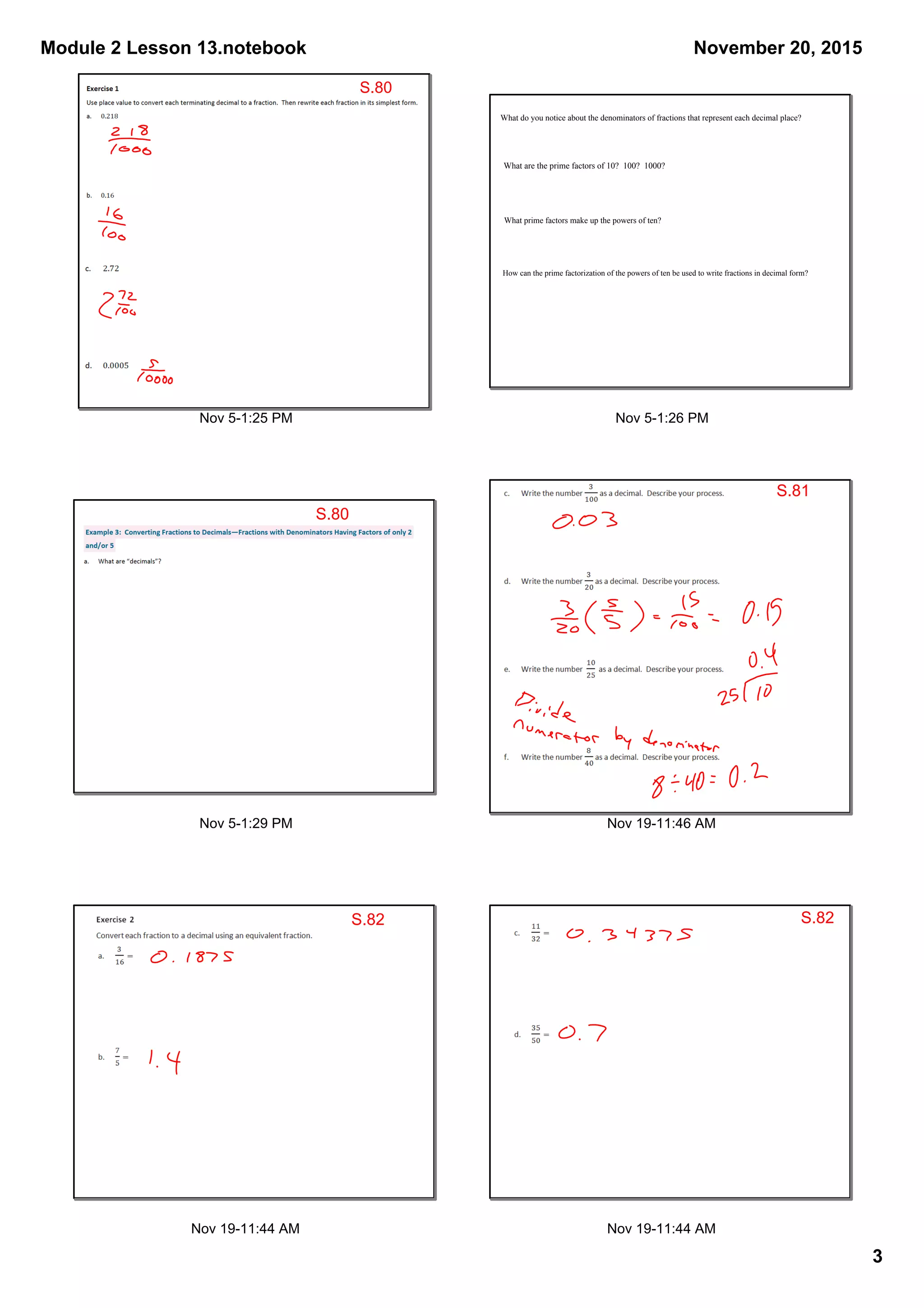 Module 2 lesson 13 | PDF