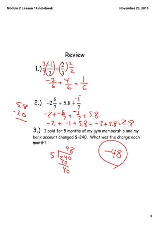 Module 2 lesson 14 | PDF