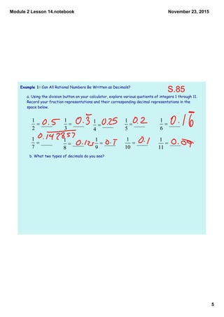Module 2 lesson 14 | PDF